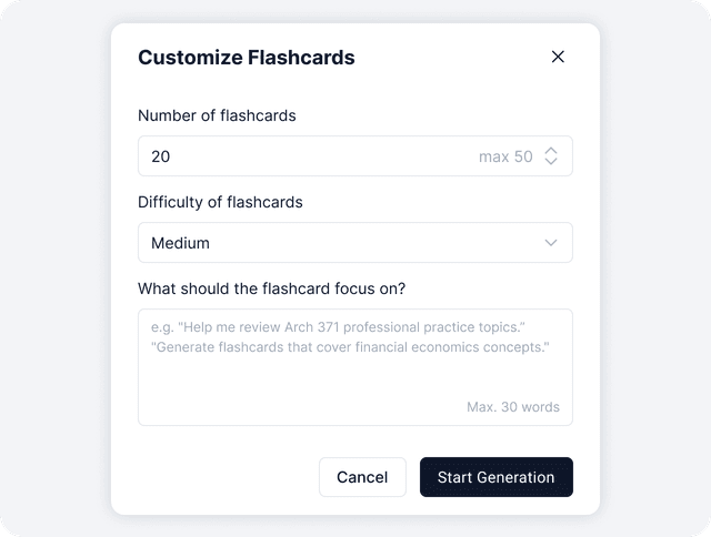 AI Flashcard Generator – Study Smarter | Cuflow